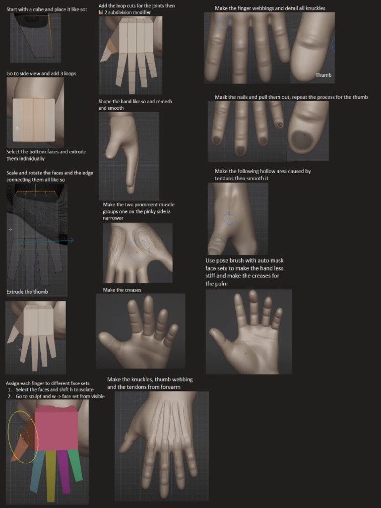 Sculpting Hands | PDF