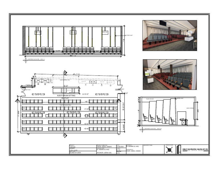 Auditorium Sitting Plan | PDF