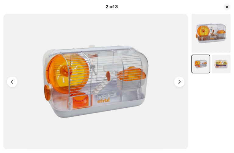Habitrail Cristal Hamster Cage, Small Animal Habitat with Hamster Wheel ...