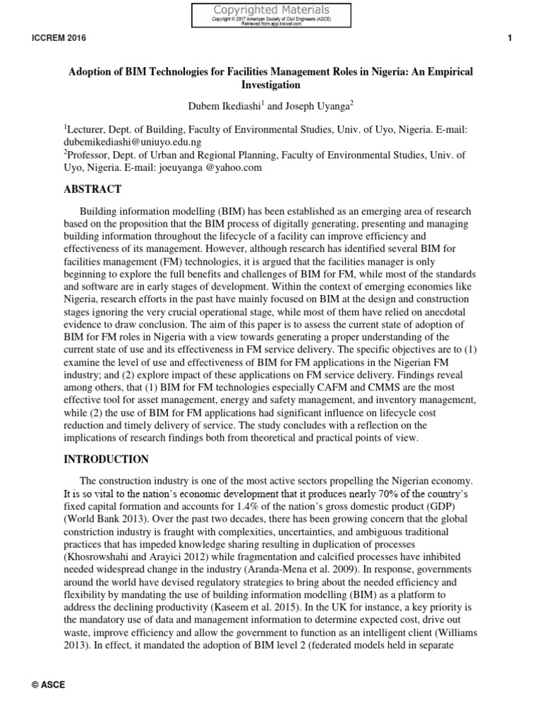 Bim Fm Applications Fm | PDF | Building Information Modeling | Product ...