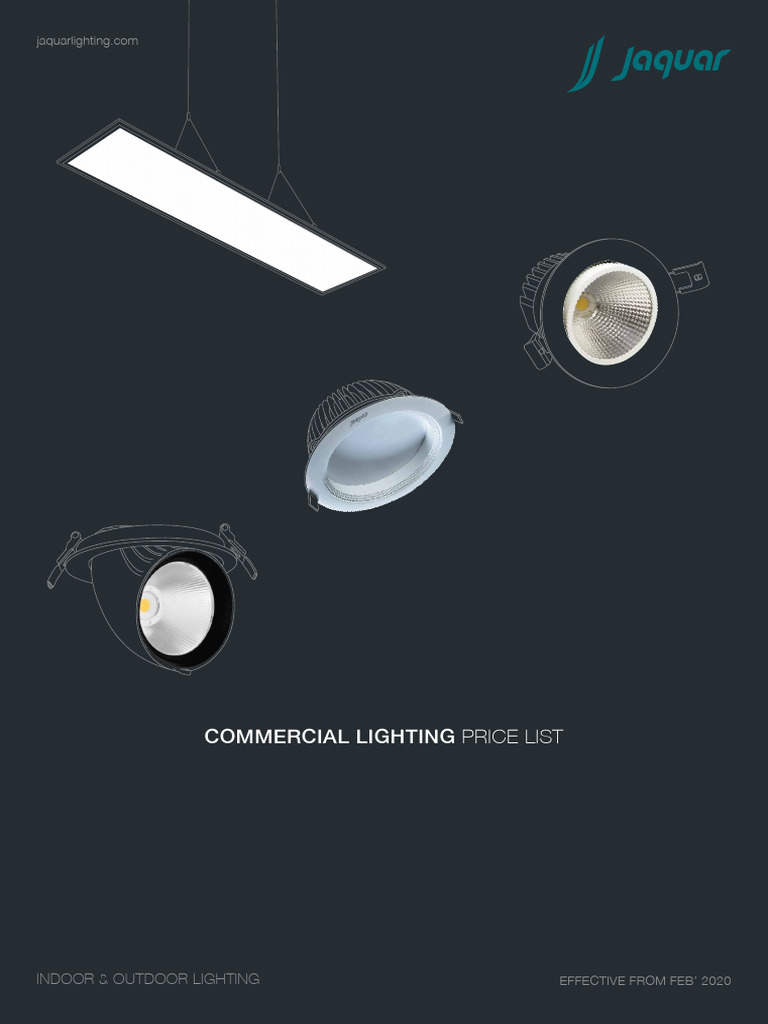 Jaquar Lighting Commercial | Download Free PDF | Lighting | Optics