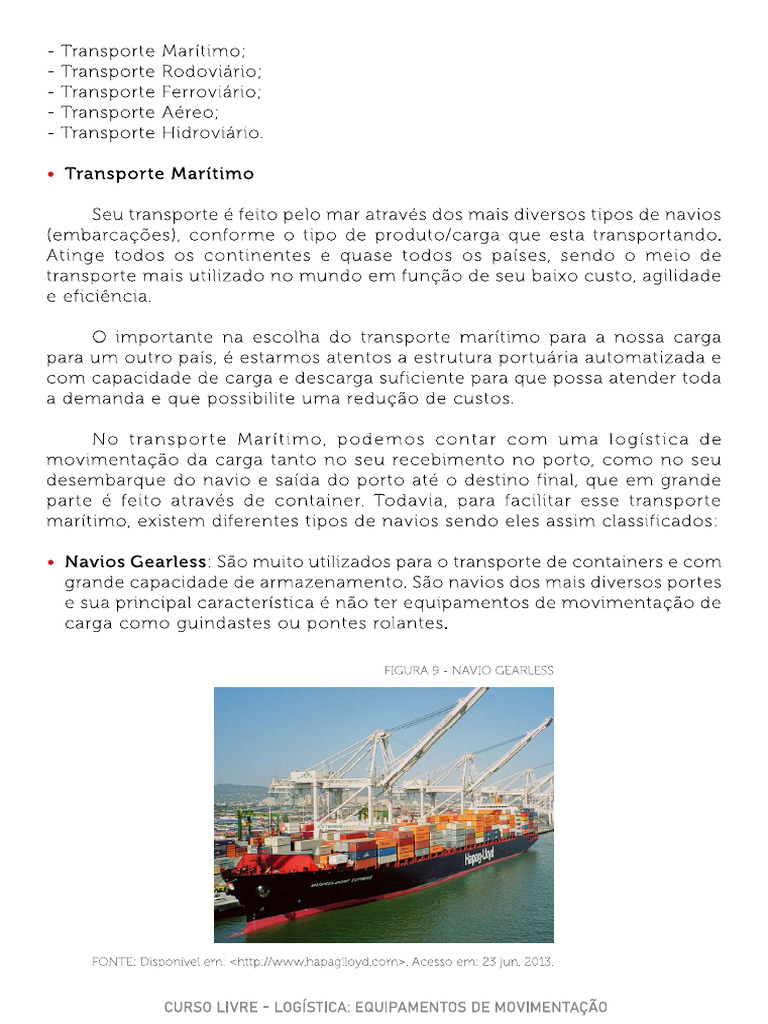 Modal Marítimo | PDF