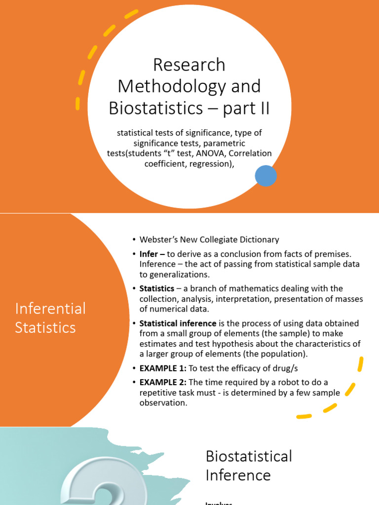Research Methodology And Biostatistics Part Ii 2 Pdf Statistics
