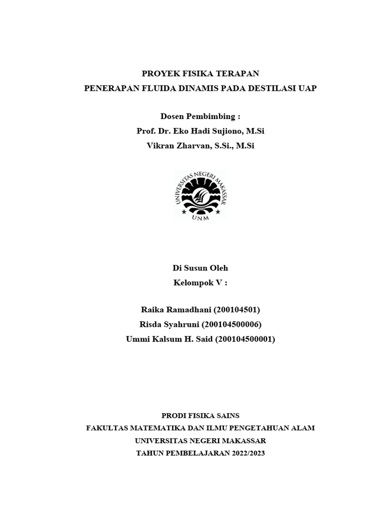 Proyek Fisika Terapan | PDF