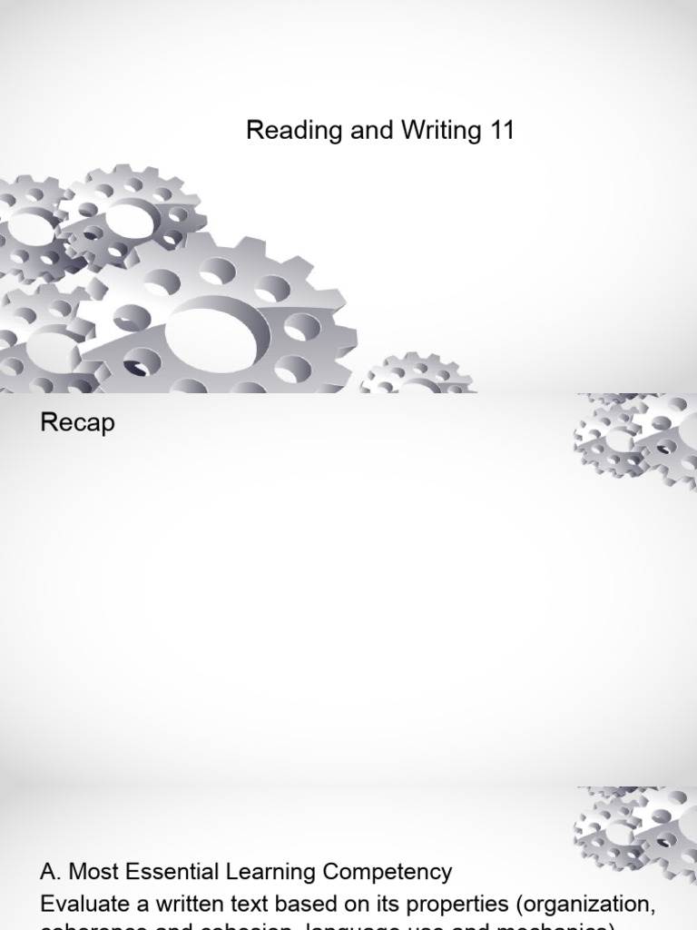 Reading and Writing 11 | PDF | Incandescent Light Bulb | Aura (Paranormal)