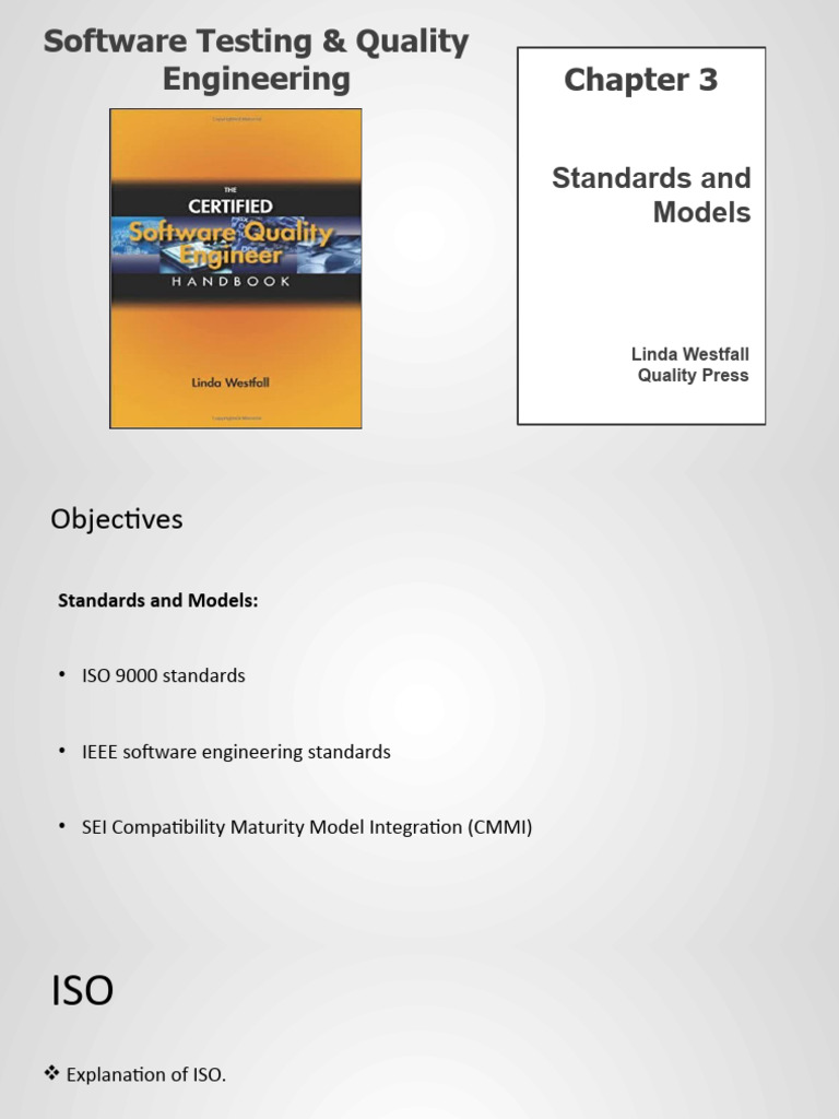 Standards and Models | PDF | Iso 9000 | Quality Management System