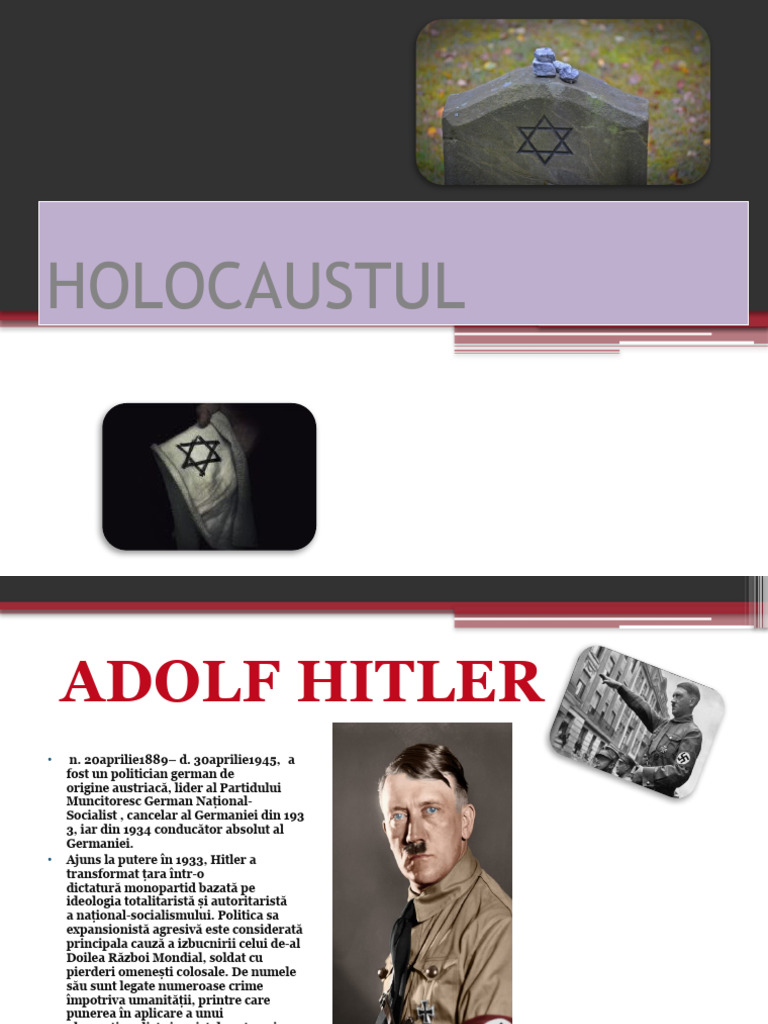 HOLOCAUSTUL Referat | PDF