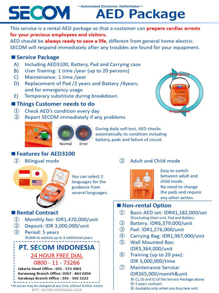 AED Brochure - Training - R3 | PDF