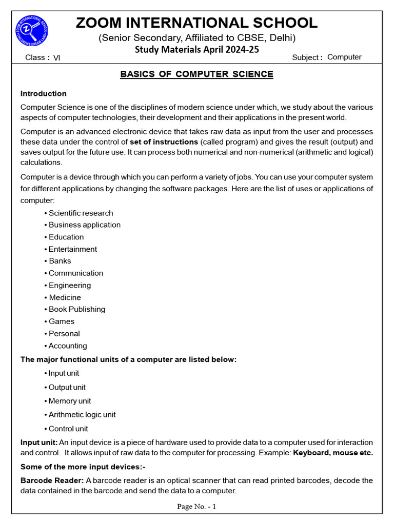 Computer Pdf Computer Data Storage Operating System