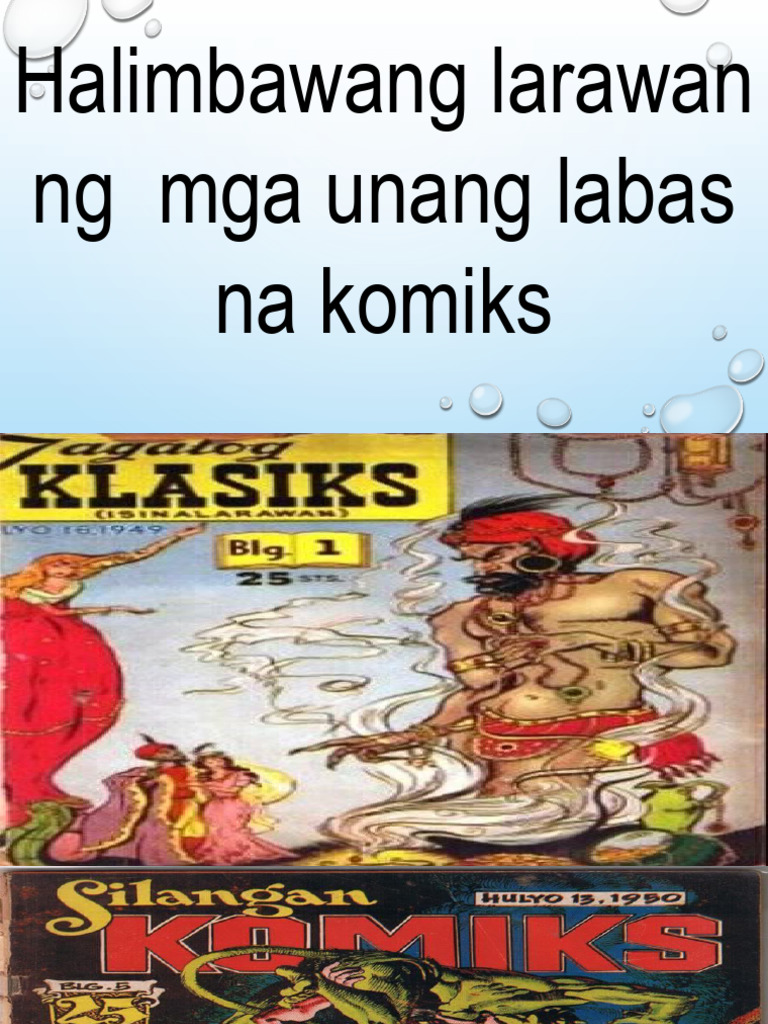 Komiks at Antas NG Wika | PDF
