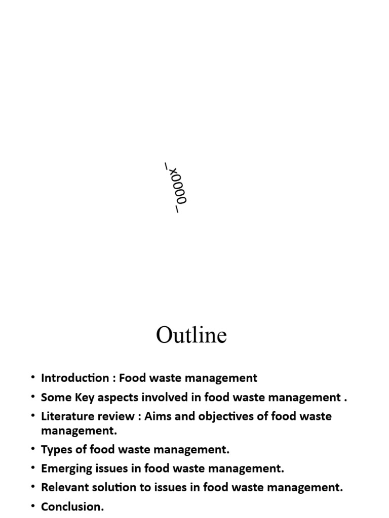 Food Waste Management Strategies and Solutions | PDF | Waste Management ...