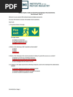 Safety Quiz - Fire Prevention Answer Key-1 | PDF | Science & Mathematics