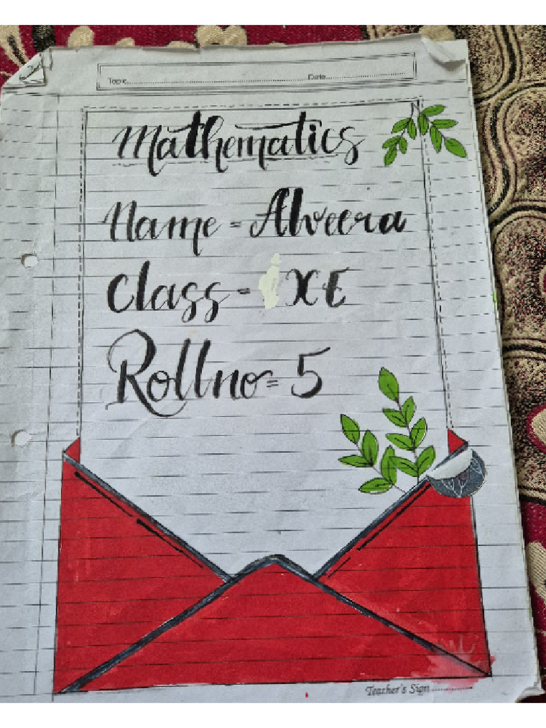 Maths Project File On Real Numbera Class 10 | PDF