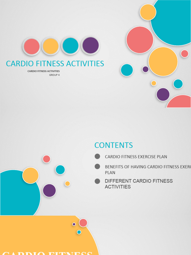 Cardio Fitness Group 4 | PDF | Aerobic Exercise | Physical Fitness