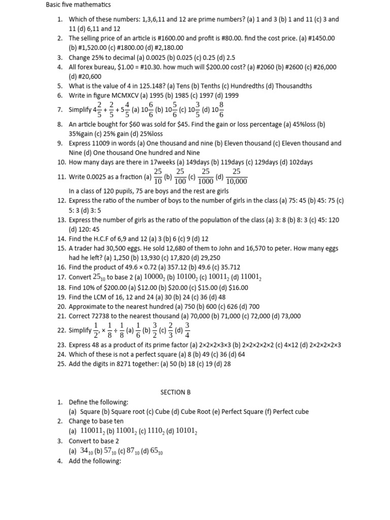 Mathematics Second Term - 010037 | PDF | Arithmetic | Mathematics