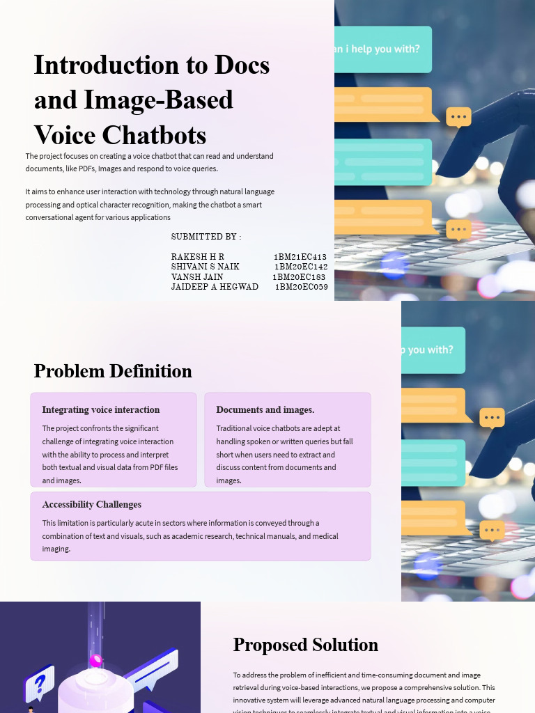 Voice Chatbot for Document Interaction | PDF | Artificial Intelligence ...