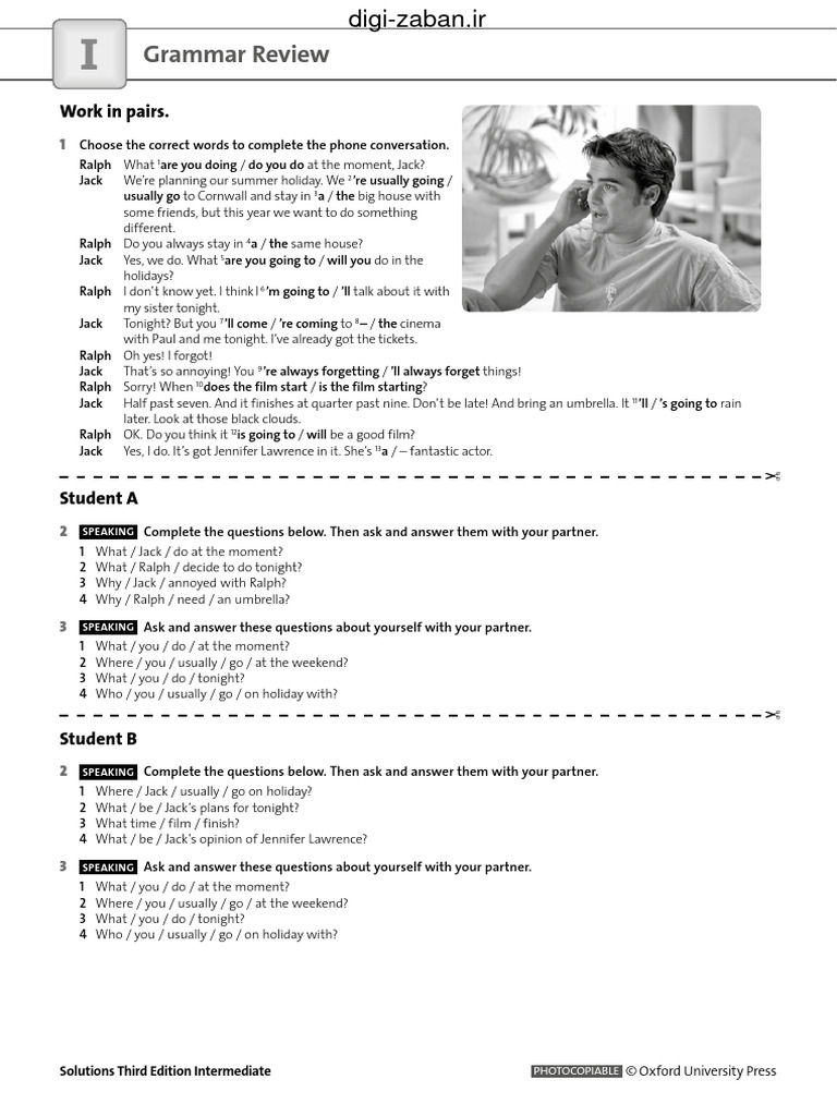 I - Grammar - Review - Digi-Zaban - Ir | PDF