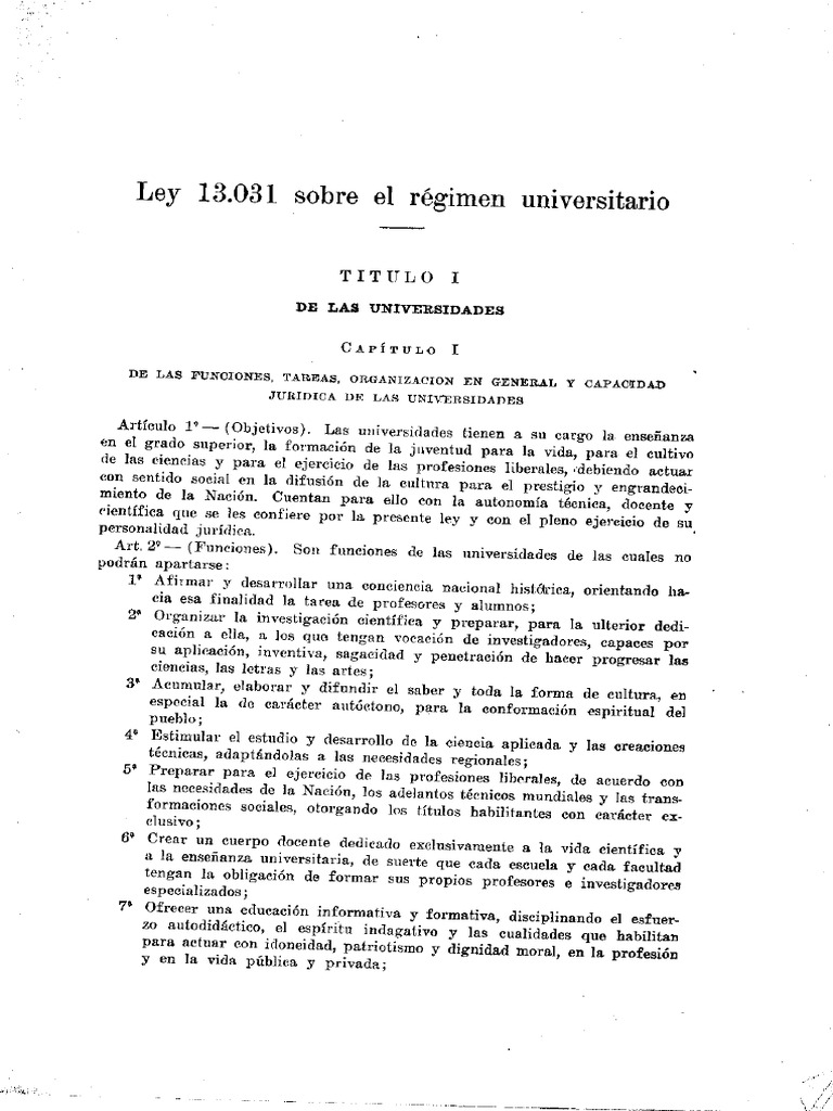 Ley 13031-1947 | PDF