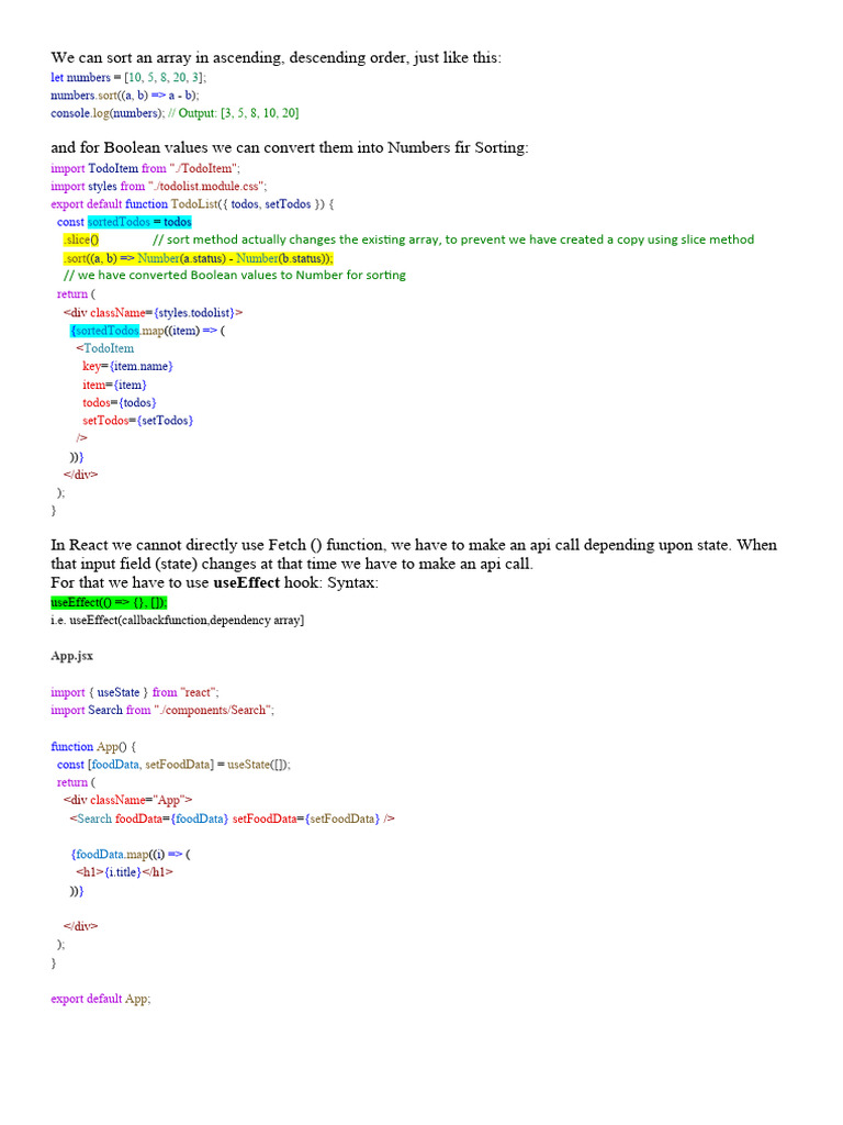 React 21 | PDF | Software Development | Computing