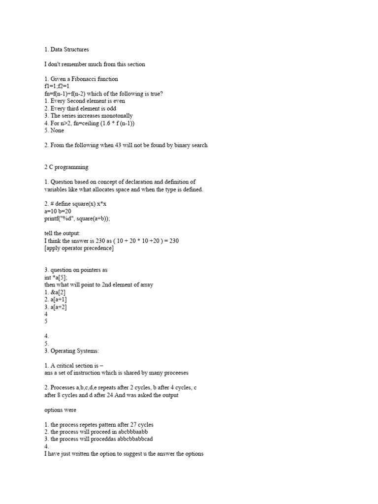1 | PDF | Pointer (Computer Programming) | Bit