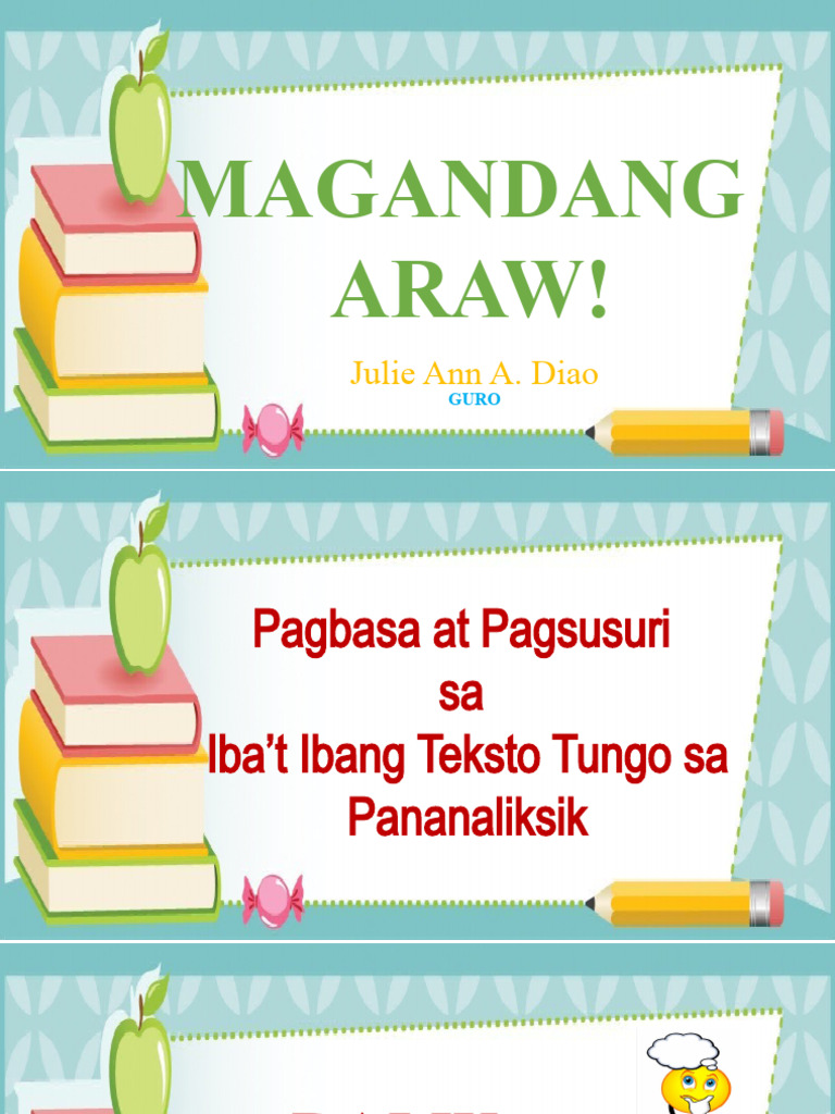 Modyul 5 PAGBASA | PDF