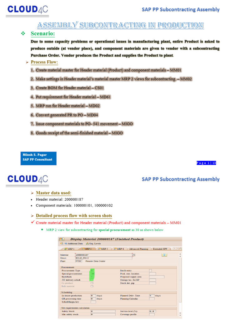 Assembly Subcontracting | PDF | Computing