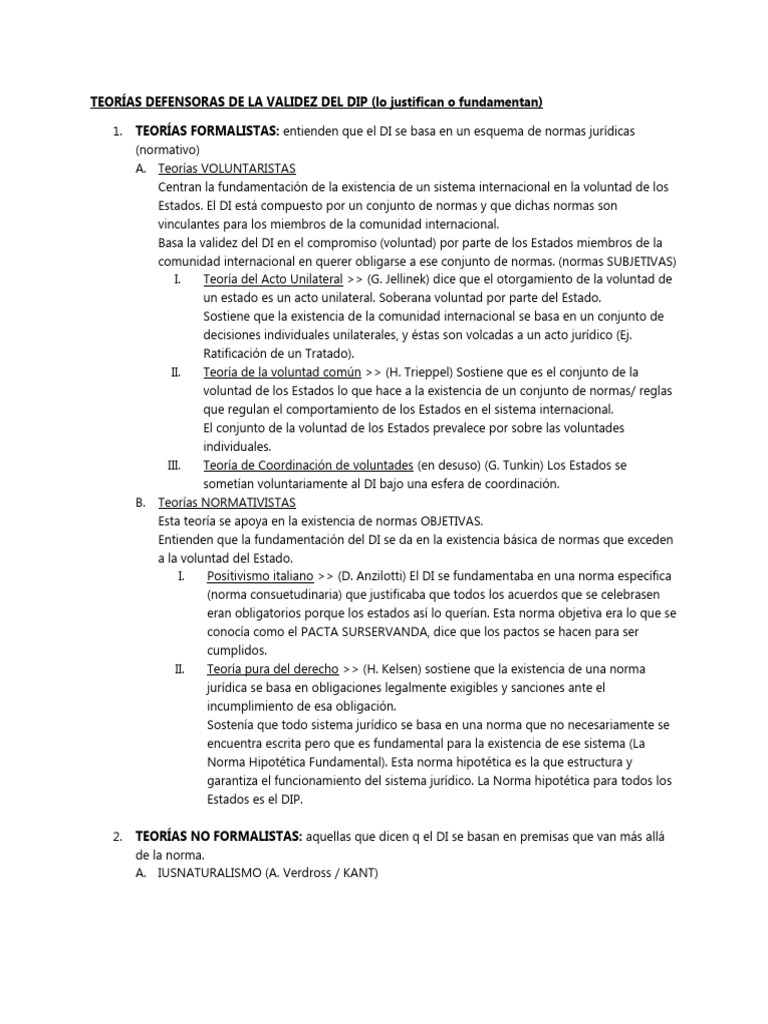 Apuntes Prof Javier Echaide (Youtube) | PDF | Tratado | Estado (política)