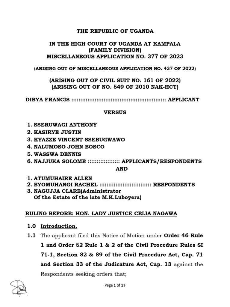 Dibya Francis Review 30.11.2023 | PDF | Lawsuit | Judgment (Law)
