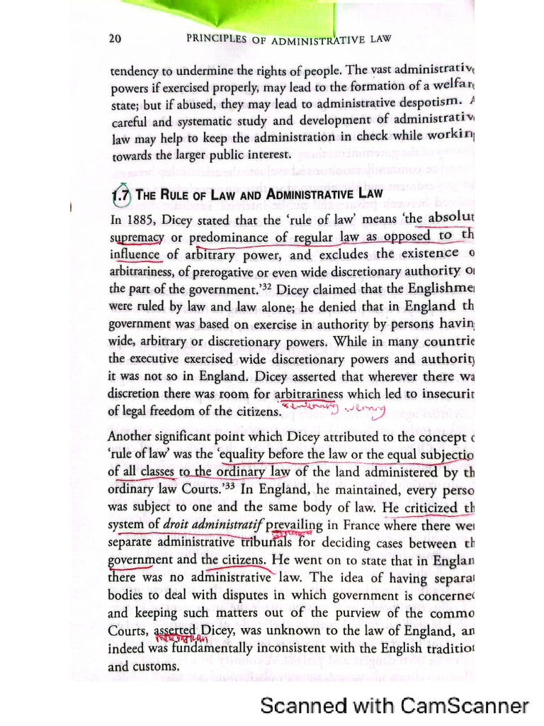 Administrative Law Notes | PDF