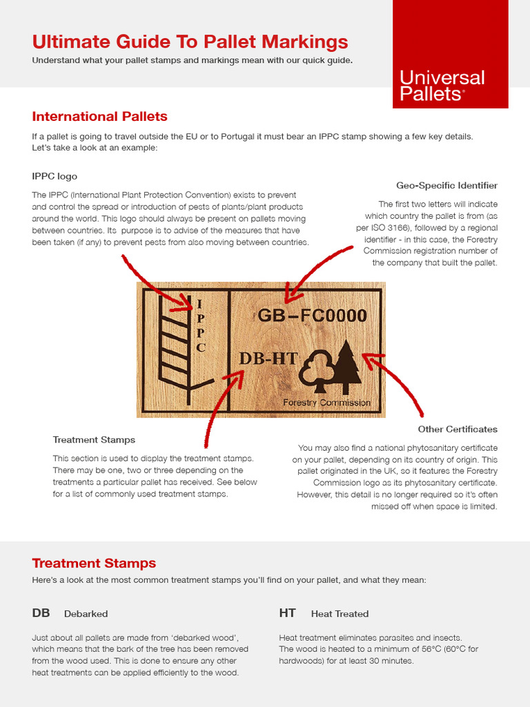 Pallet Markings Guide 2020 Universal Pallets | PDF | Pallet | Wood