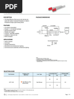 5mm LED Datasheet PDF | PDF | Light Emitting Diode | Electrical Equipment