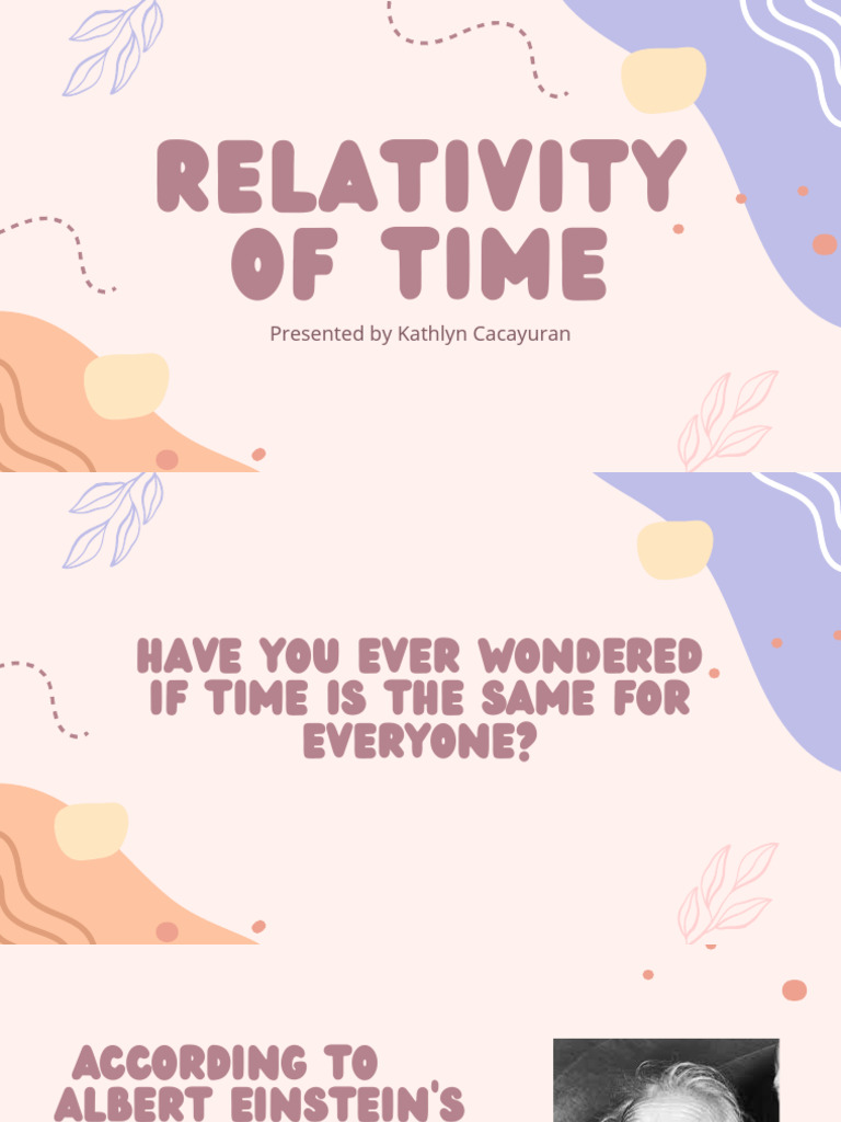 Relativity of Time | PDF