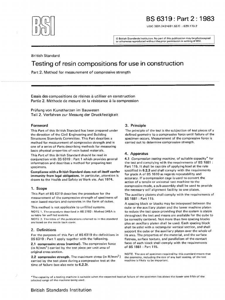 BS 6319 pt2 | PDF