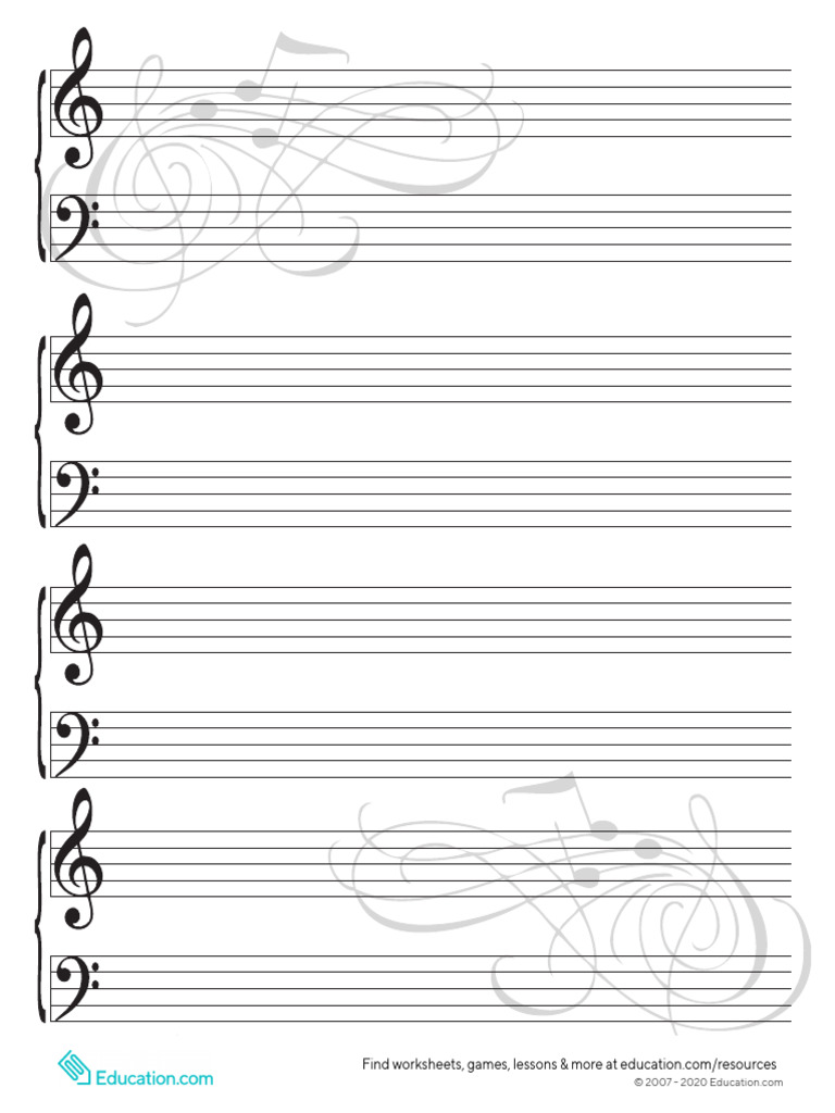 Blank Sheet Music | PDF