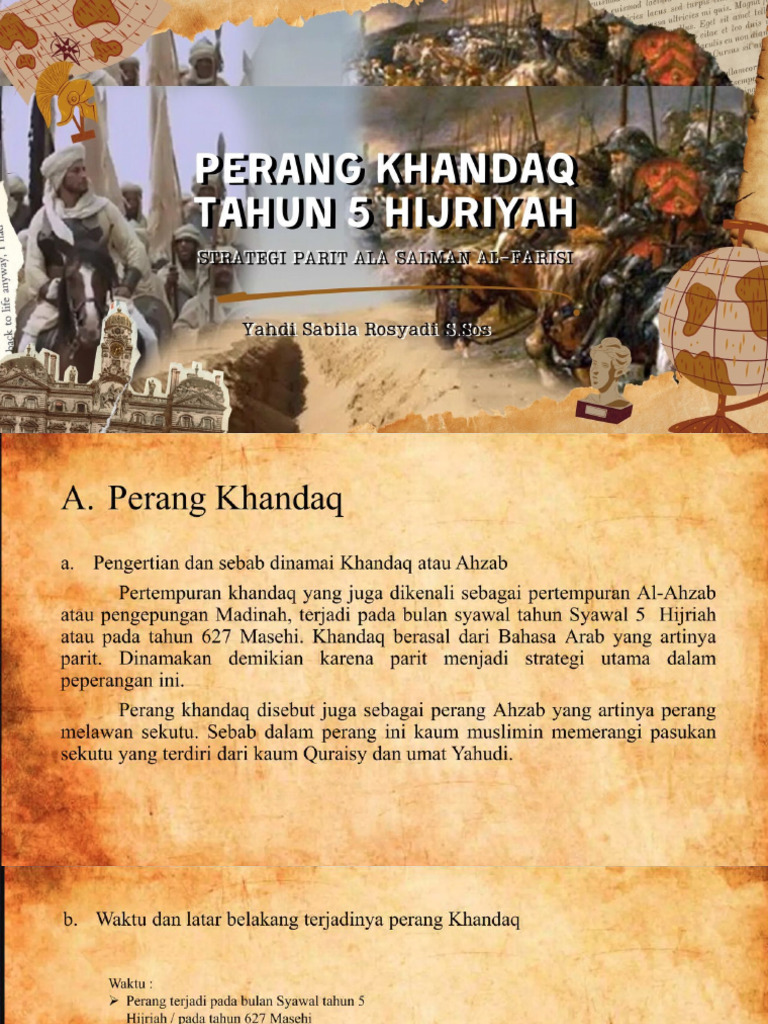 PERANG KHANDAQ | PDF