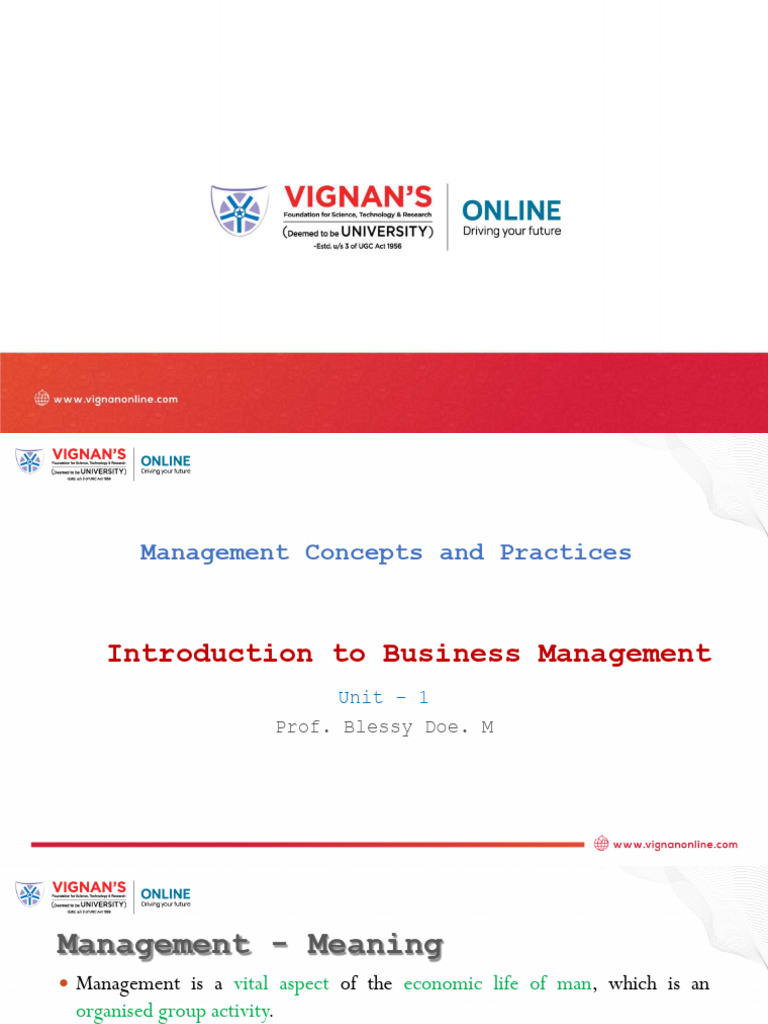 MCP - Full PPT - Unit 1 | PDF | Skill | Decision Making