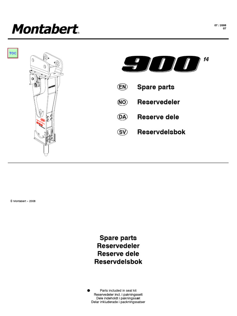 Montabert 900 | PDF