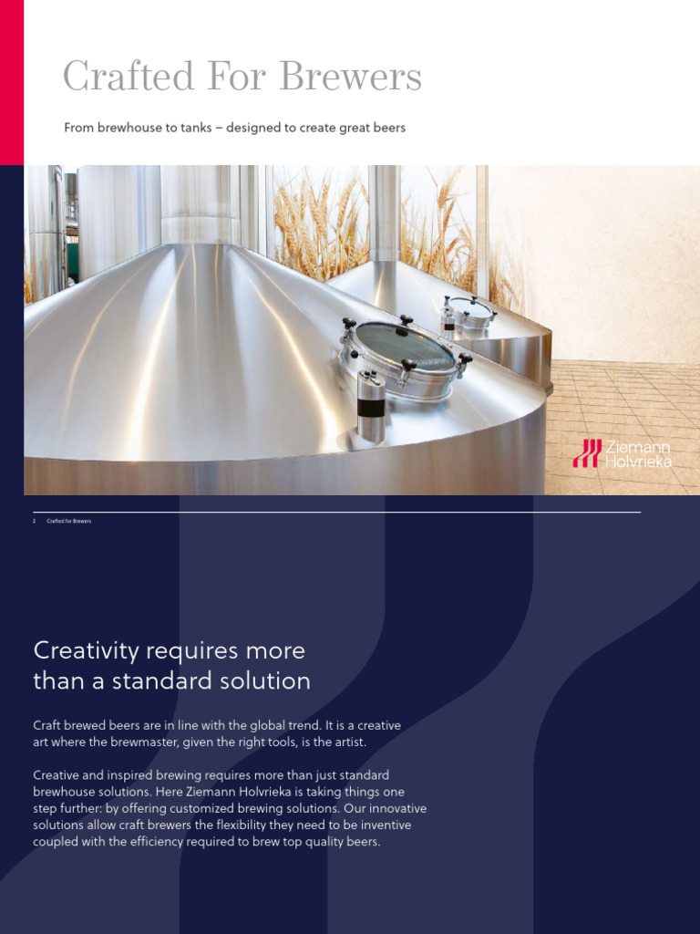 Custom Brewing Solutions for Craft Brewers | PDF | Brewery | Brewing