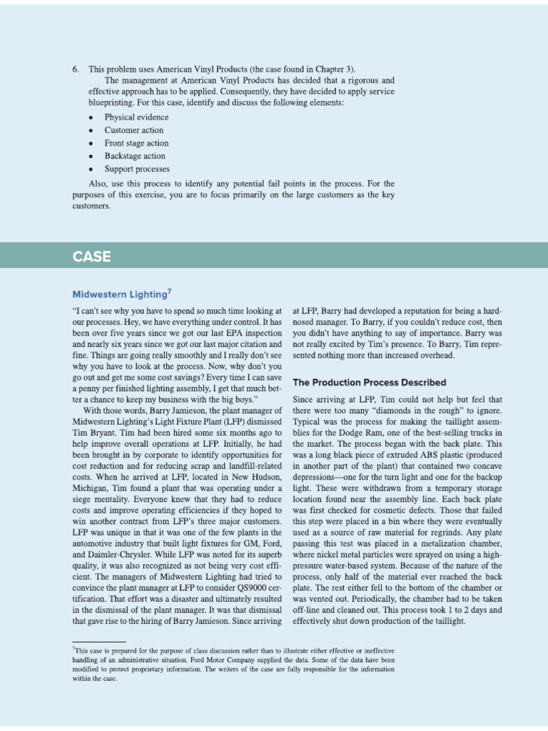 Case 04 Midwestern Lighting | PDF