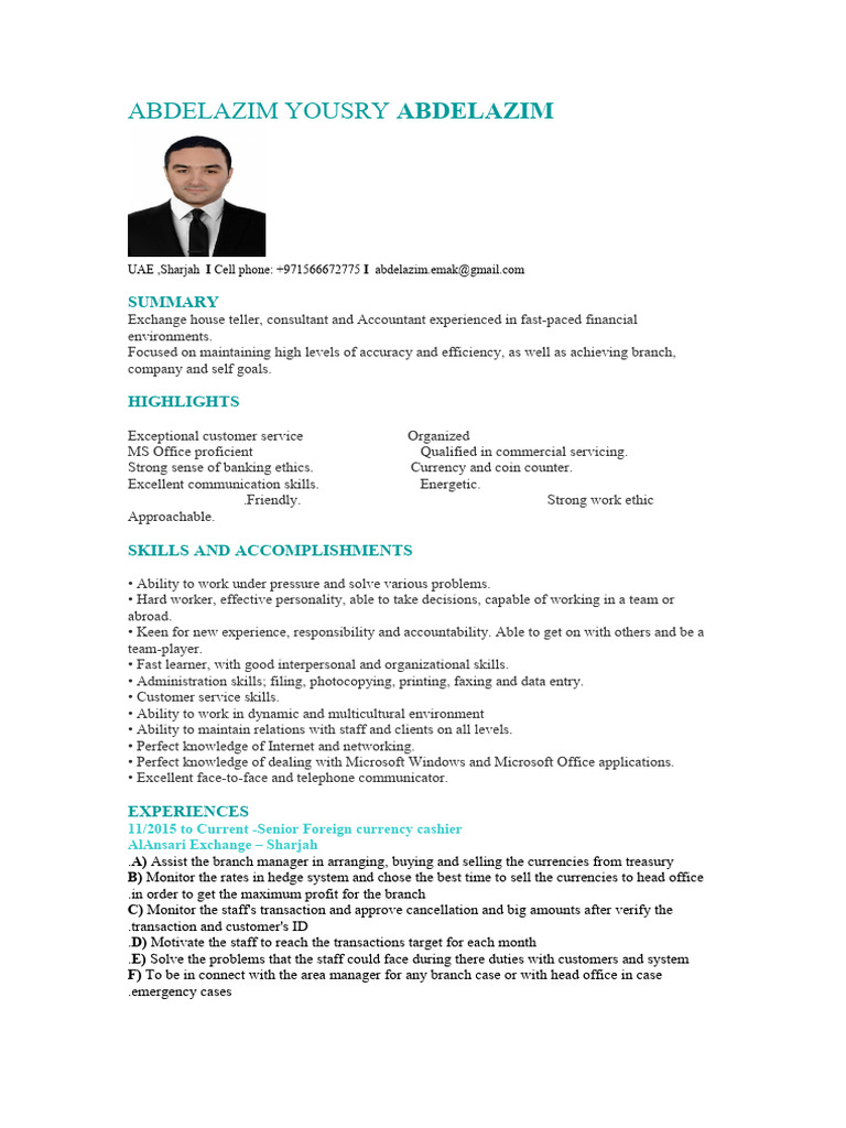 3811 CV | PDF | Currency | Balance Sheet