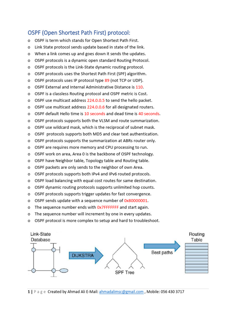 14 Ospf | PDF | Network Protocols | Internet Architecture