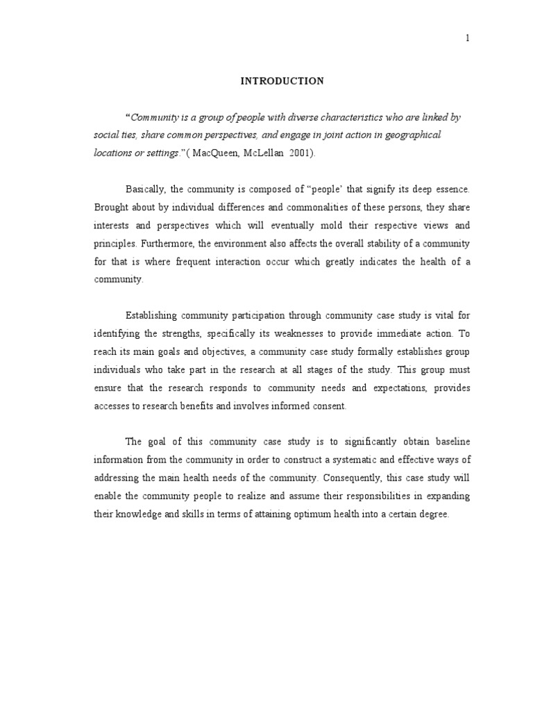 Case Study For Hardbound-1 | PDF | Community | Family