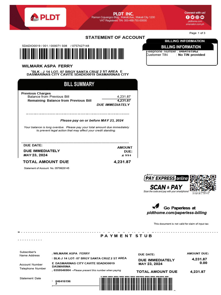 Cosmo Proof of Address | Download Free PDF | Cheque | Payments