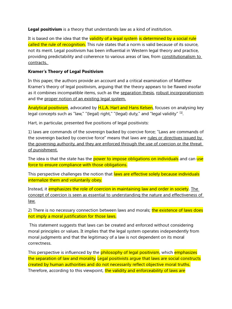 Analytical Positivity Pdf Positivism Liberal Arts Education