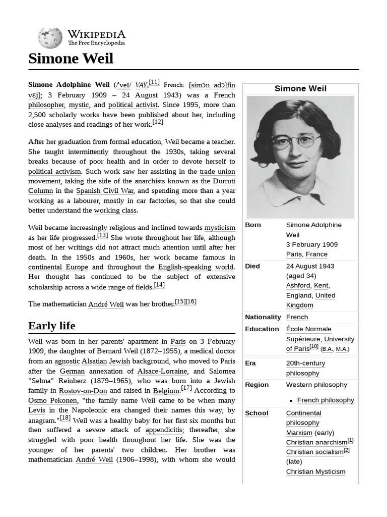 Simone Weil | PDF