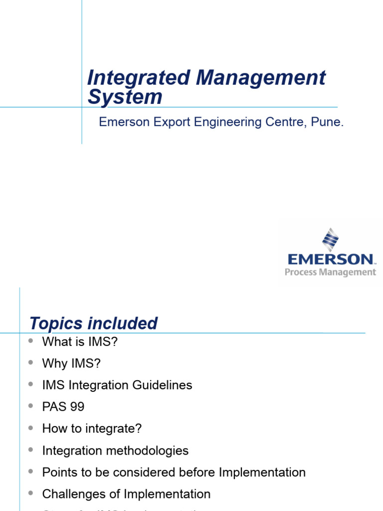 Introduction of IMS in PAS 99 Perspective - P2 | PDF | Iso 9000 | Business