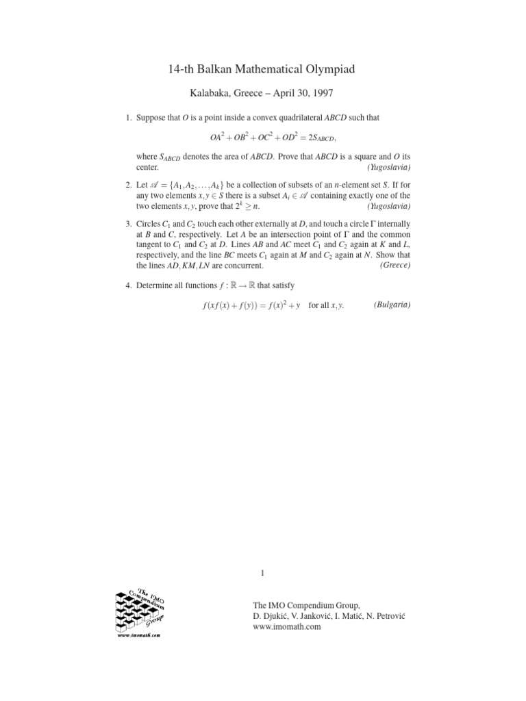 Bmo 1997 | PDF | Teaching Methods & Materials