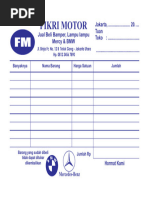 Nota Bengkel | PDF
