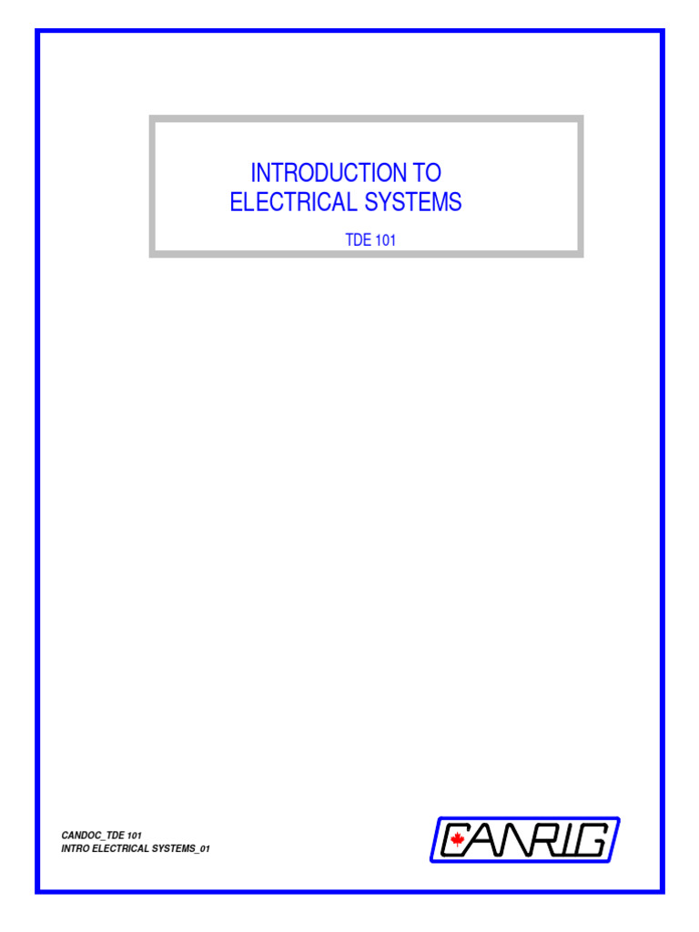 Tde101 Intro-To-Elec Manual01 | PDF | Atoms | Voltage