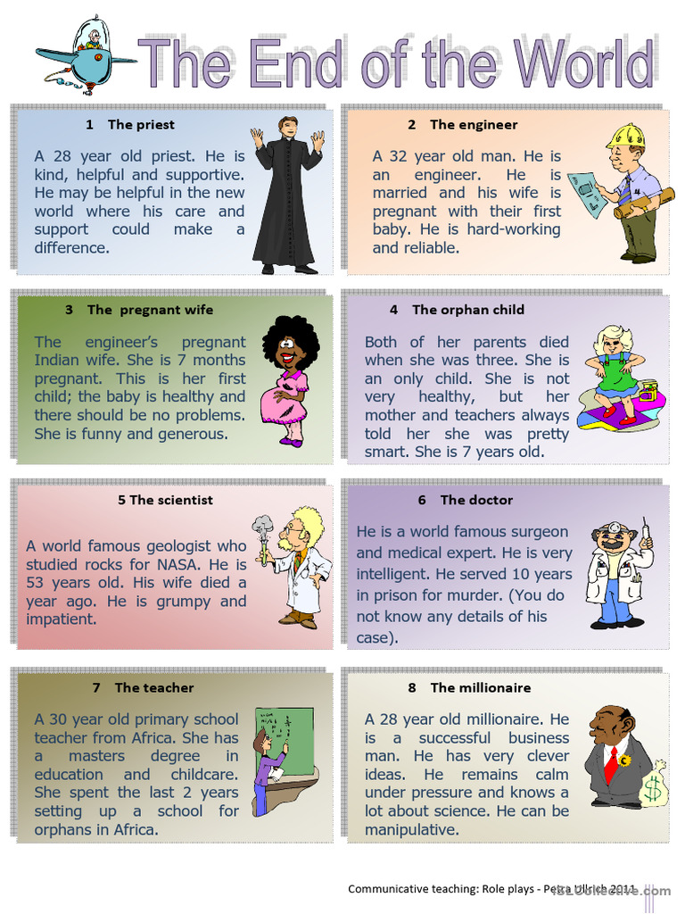 Role Play: Survival Decision Game | PDF | Language Arts & Discipline ...